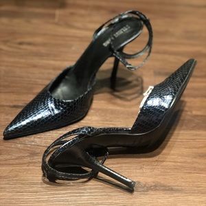 Helmut Lang | Shoes | Authentic Helmut Lang Snake Skin Stiletto | Poshmark